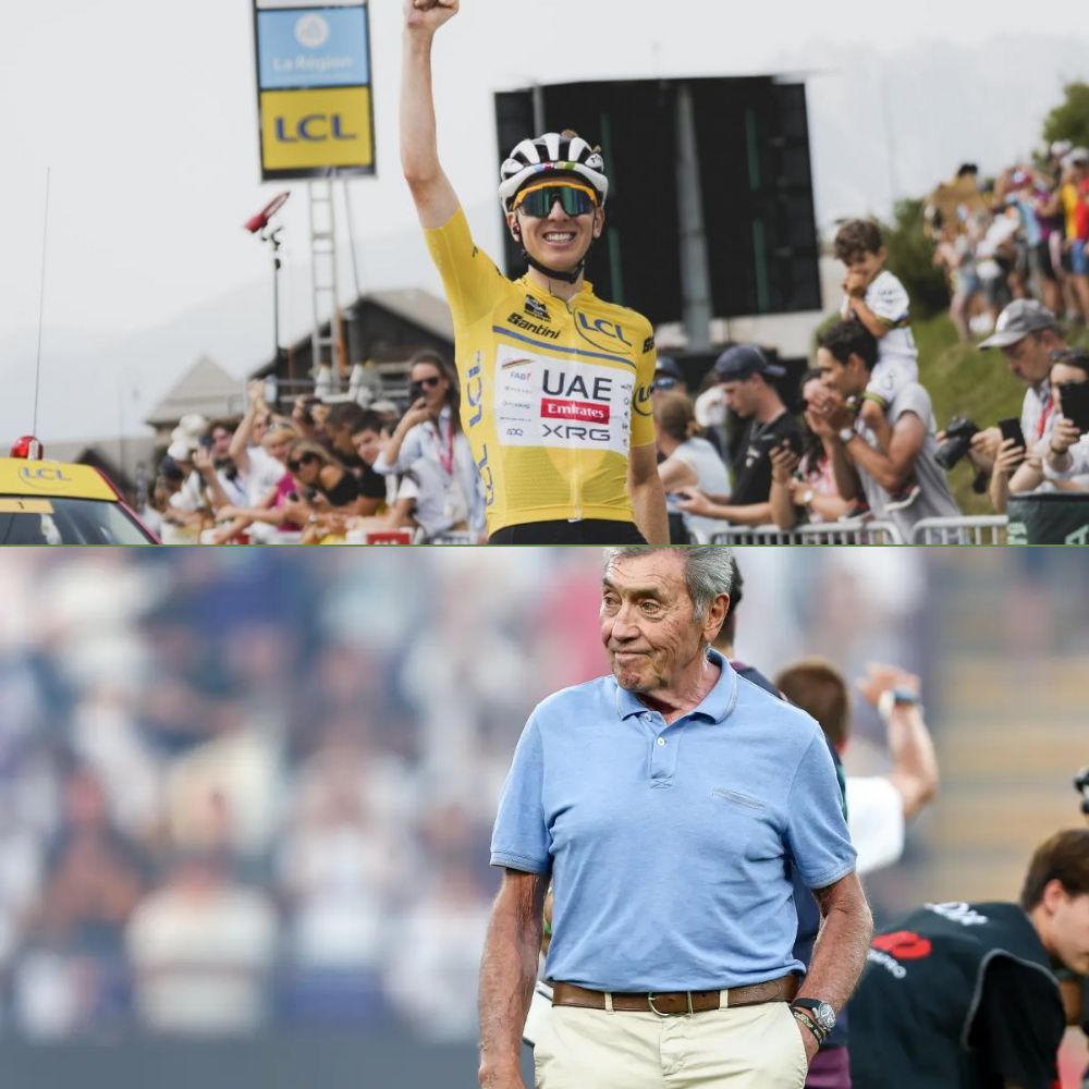 Eddy Merckx ziet groot verschil met Tadej Pogacar - EN News