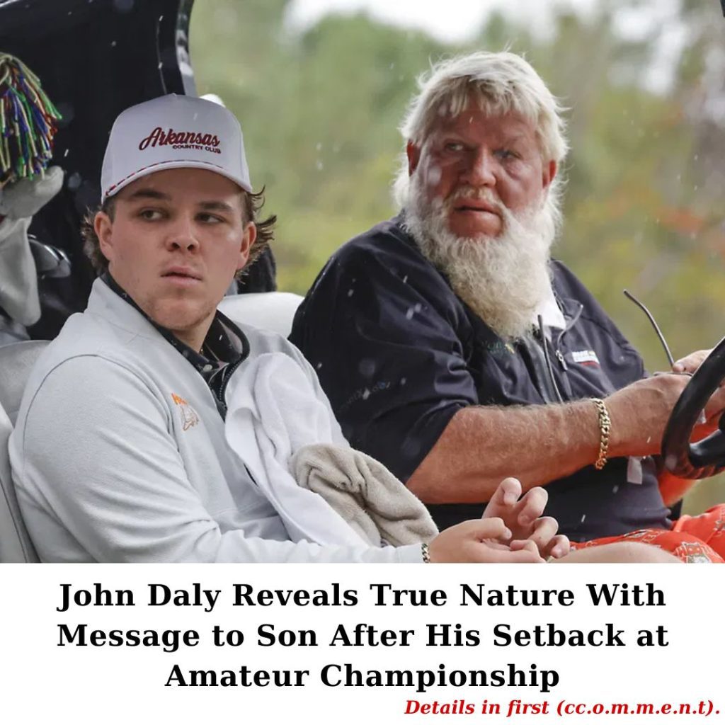 John Daly Reveals True Nature With Message to Son After His Setback at ...