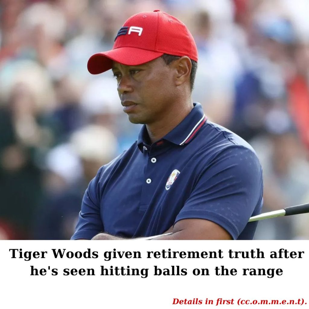 Tiger Woods given retirement truth after he's seen hitting balls on the ...