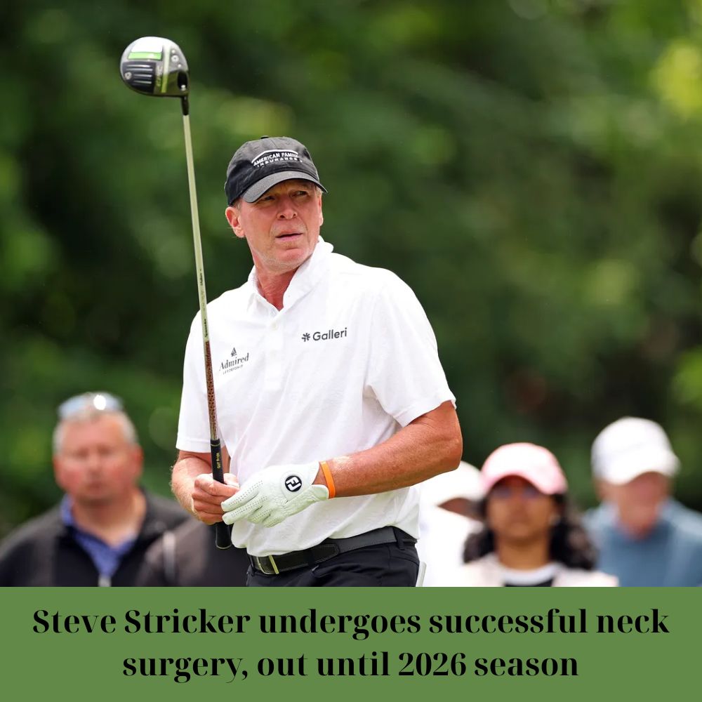 Steve Stricker undergoes successful neck surgery, out until 2026 season ...