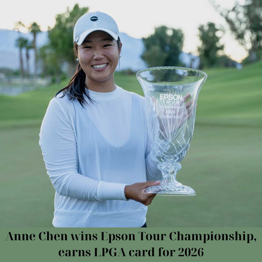 Anne Chen wins Epson Tour Championship, earns LPGA card for 2026 - EN News